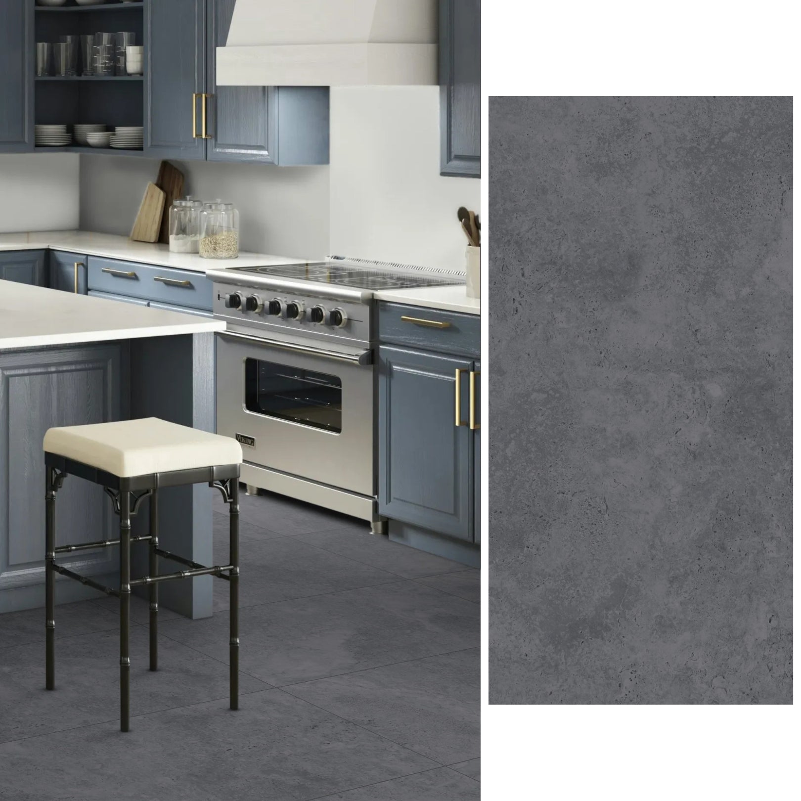 Porcelanato Apriko Anthracite 60x120 cm | Satinado Rectificado – La ...